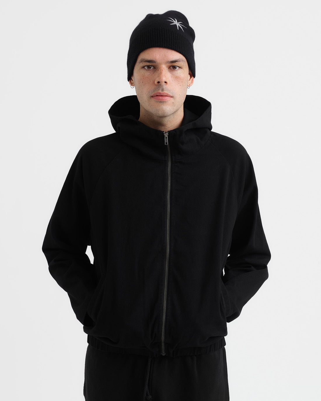 Raglan Sleeve Hooded Zip Jacket – Pseushi